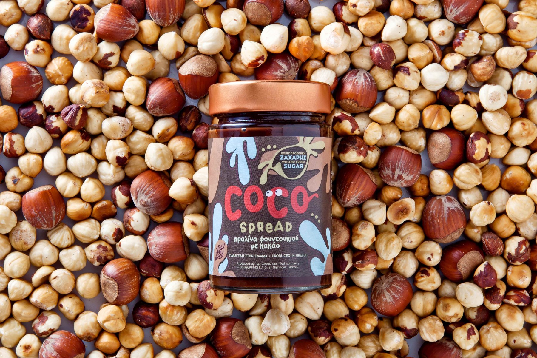 Coco Spread: Hazelnut Praline with cocoa, no added sugar! | Food Surfing